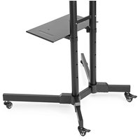 TV Stand Mobile Cart Mount Wheels for Plasma, LED, Flat Screen - fits ...