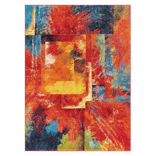 Well Woven Viva Destiny Modern Abstract Area Rug VI170, 5'3"x7'3 ...