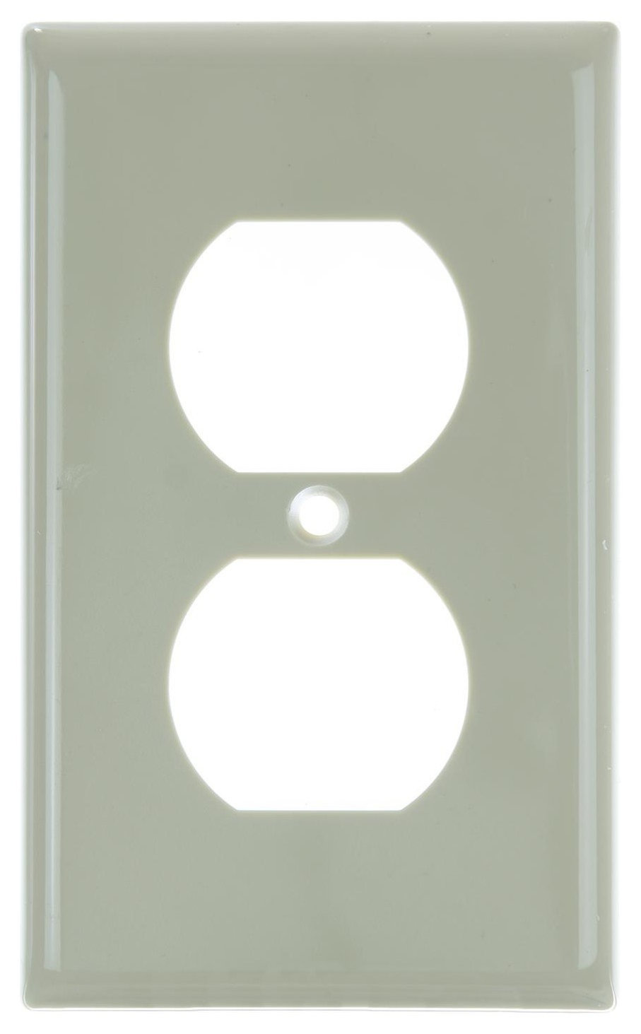 Sunlite E211/I 1 Gang Duplex Receptacle Plate, Ivory - Transitional ...