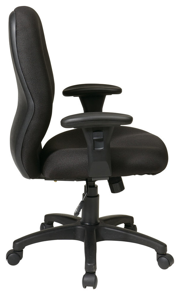 Icon Black Synchro Chair - Contemporary - Office Chairs - by ZFurniture ...