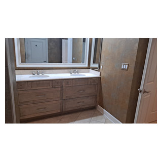 Master Bathroom Vanity Remodel Done With Cabinet Refacing ...