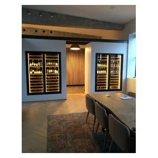 Winestorage for the livingroom - Scandinavian - Wine Cellar - London ...