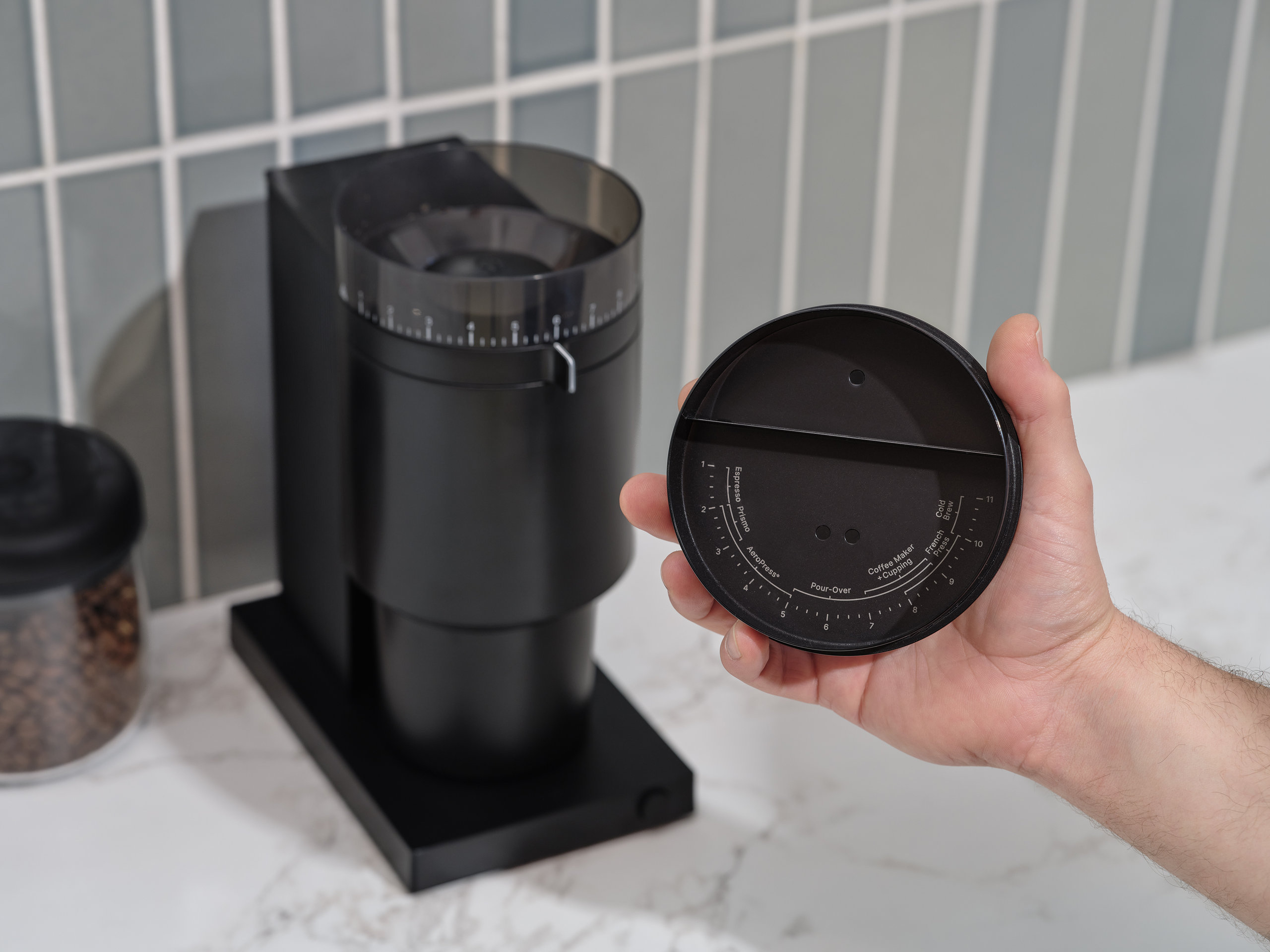 Opus Grinder Matte Black - Contemporary - Coffee Grinders - by Fellow ...