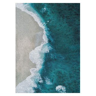 Portrait Style Photography 552 Area Rug, 5'0"x7'0" - Beach Style ...
