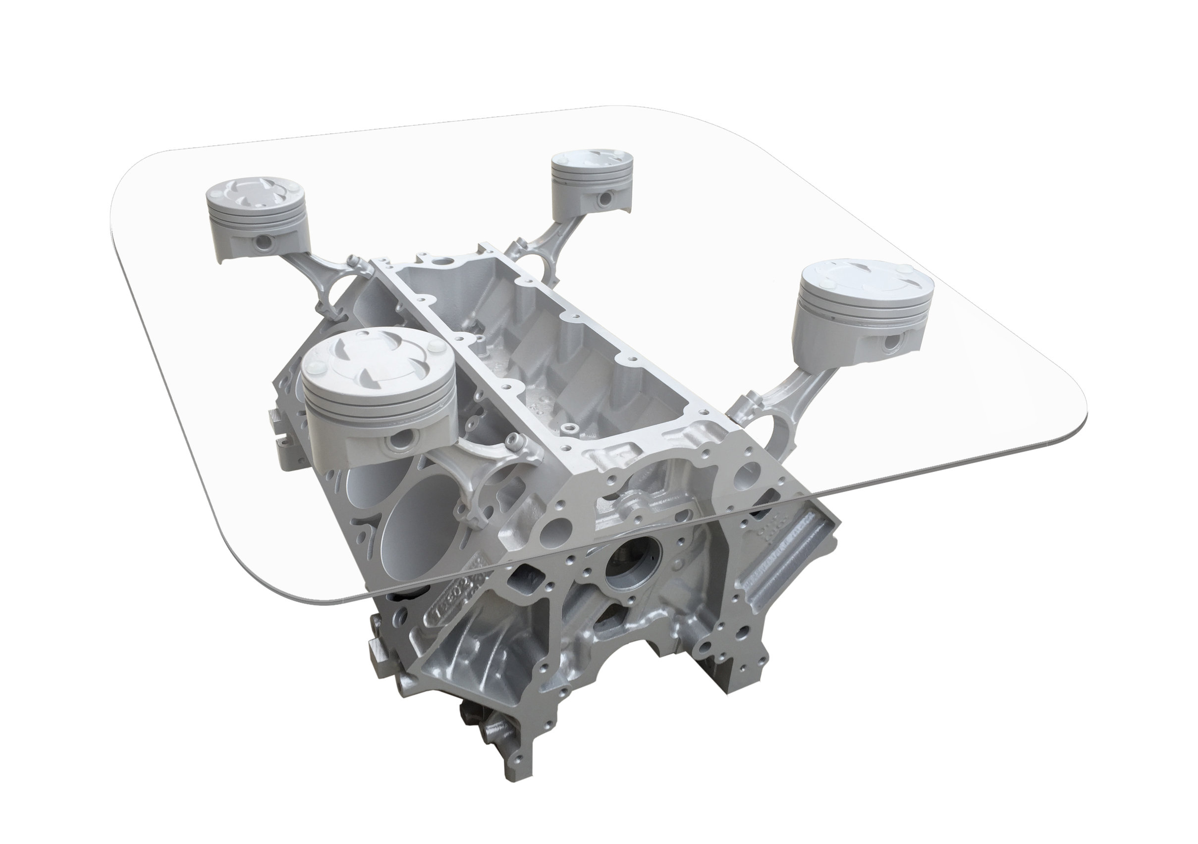 Engine Block Coffee Table - Contemporary - Coffee Tables - by ...