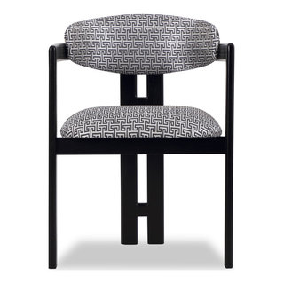 Black Geometric Dining Chair | Liang & Eimil Neo - Contemporary ...