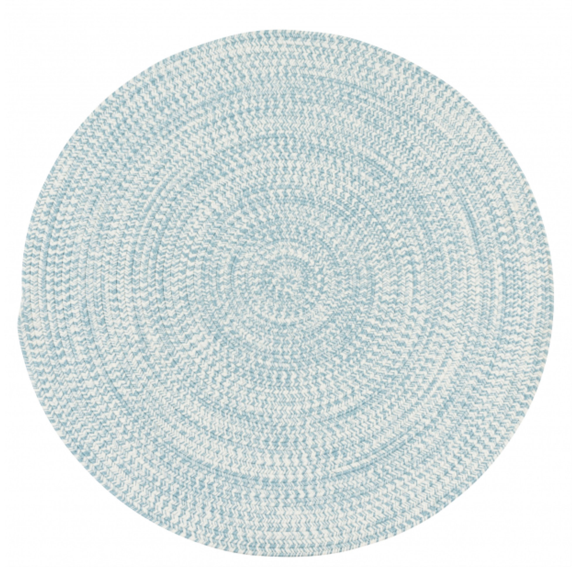 Kaari Tweed Rug, Federal Blue 10' Round - Contemporary - Outdoor Rugs ...