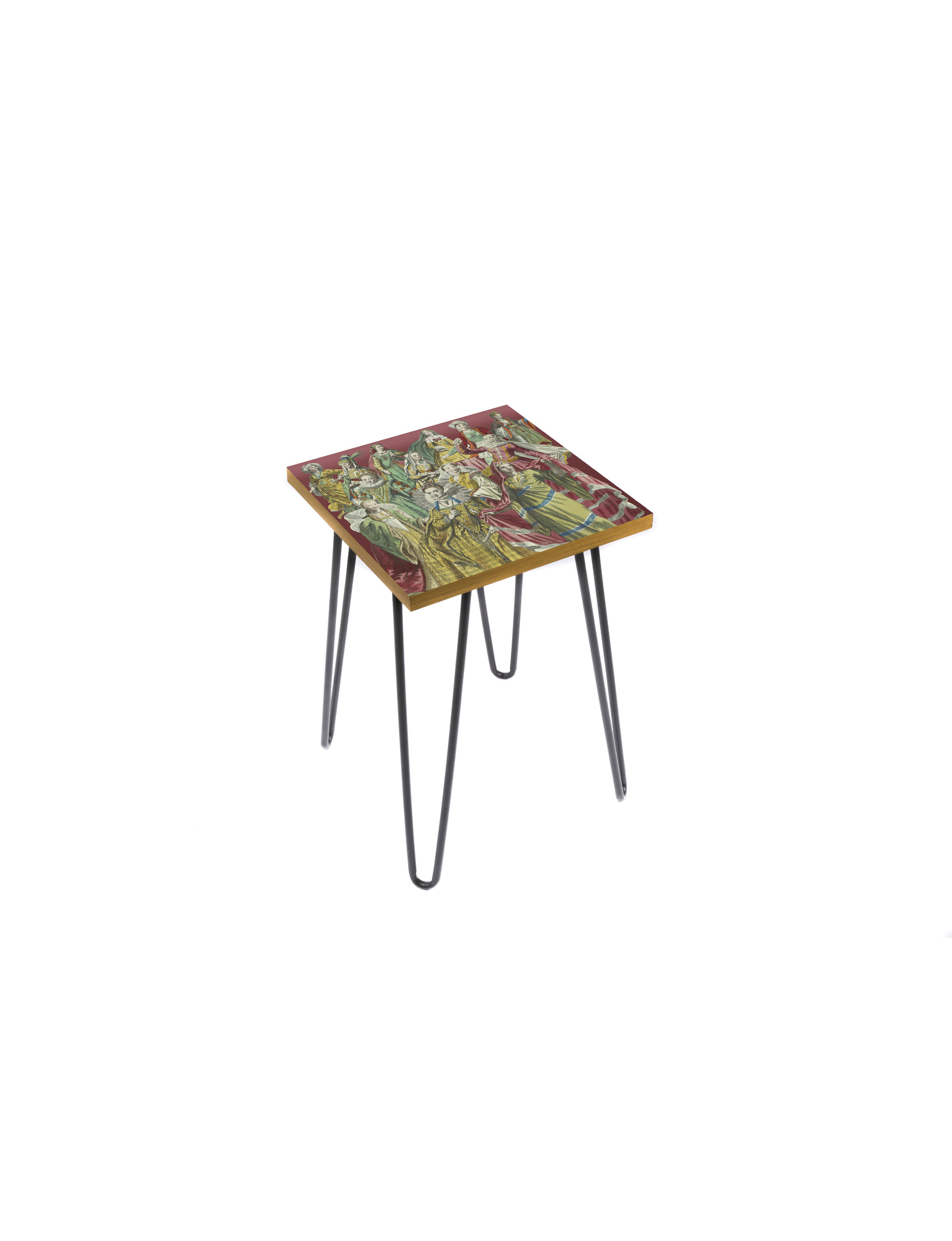 Damsels in Dress 15" Side Table, 15" - Traditional - Side Tables And ...