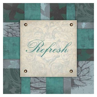 Refresh Poster Print by Jace Grey # JGSQ259B, 18 x 18 - Contemporary ...