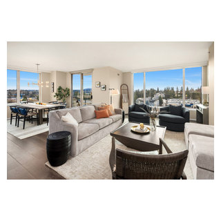 Bellevue Condo - Modern - Living Room - Seattle - by Claire Guest ...