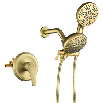 The 15 Best Gold Shower Heads and Shower Systems | Houzz