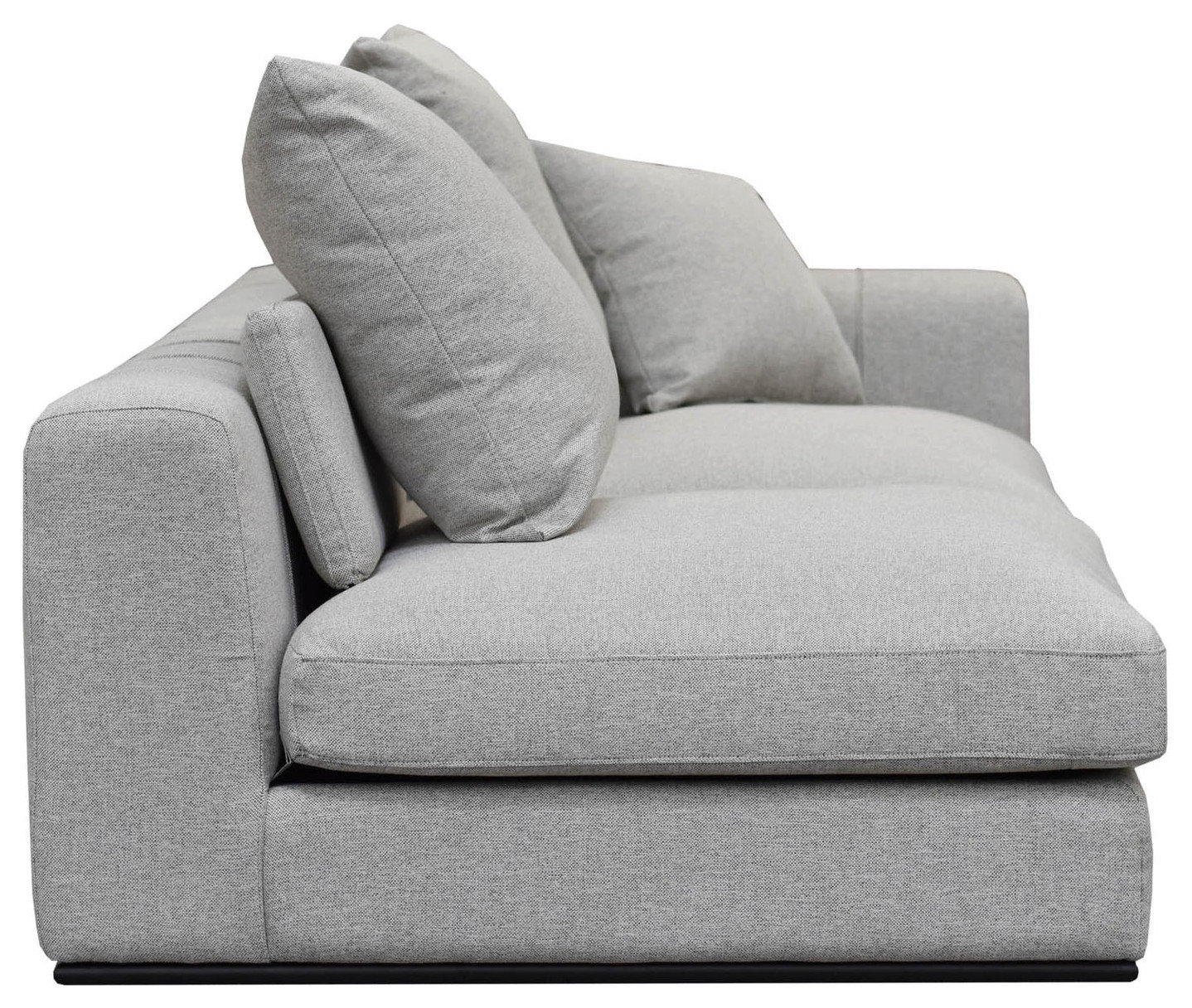 Alba Stone Light Grey Sullivan Sectional Sofa - Transitional ...