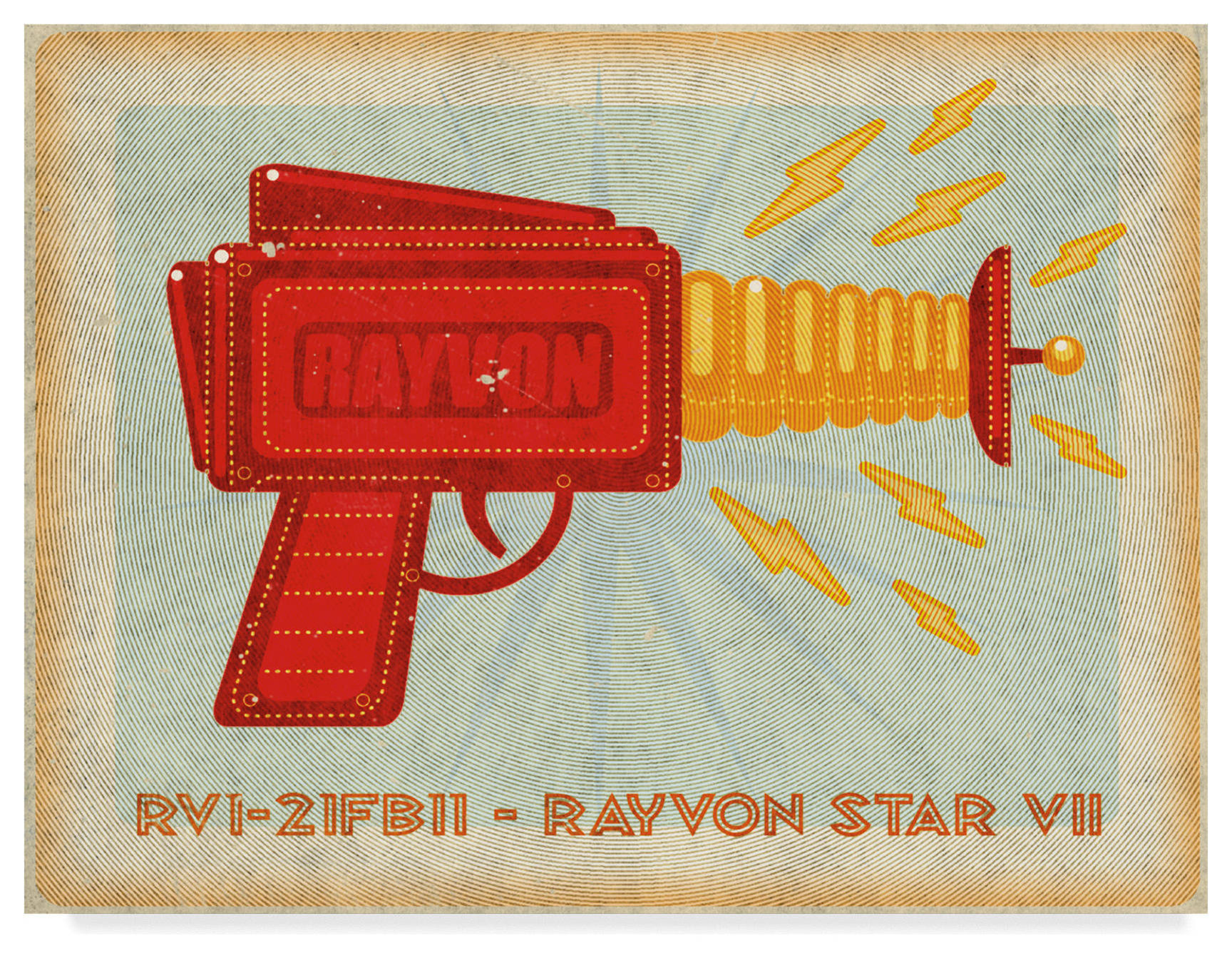 John W. Golden 'Rayvon Star' Canvas Art, 19"x14" - Contemporary ...