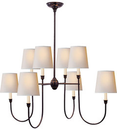 Have brushed nickel hardware throughout house.