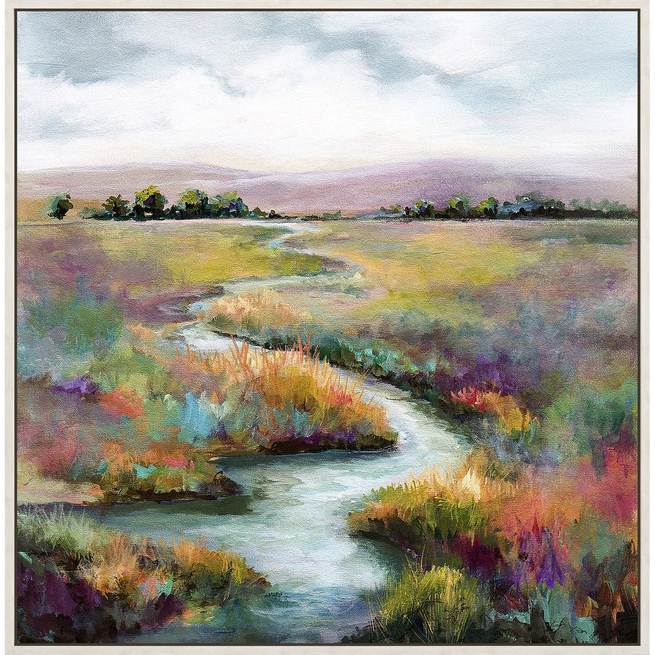Meandering Stream Artwork - Contemporary - Prints And Posters - by ...