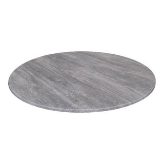 36 Diameter Greystone, Indoor/Outdoor All-Season EuroSlim Table Top ...