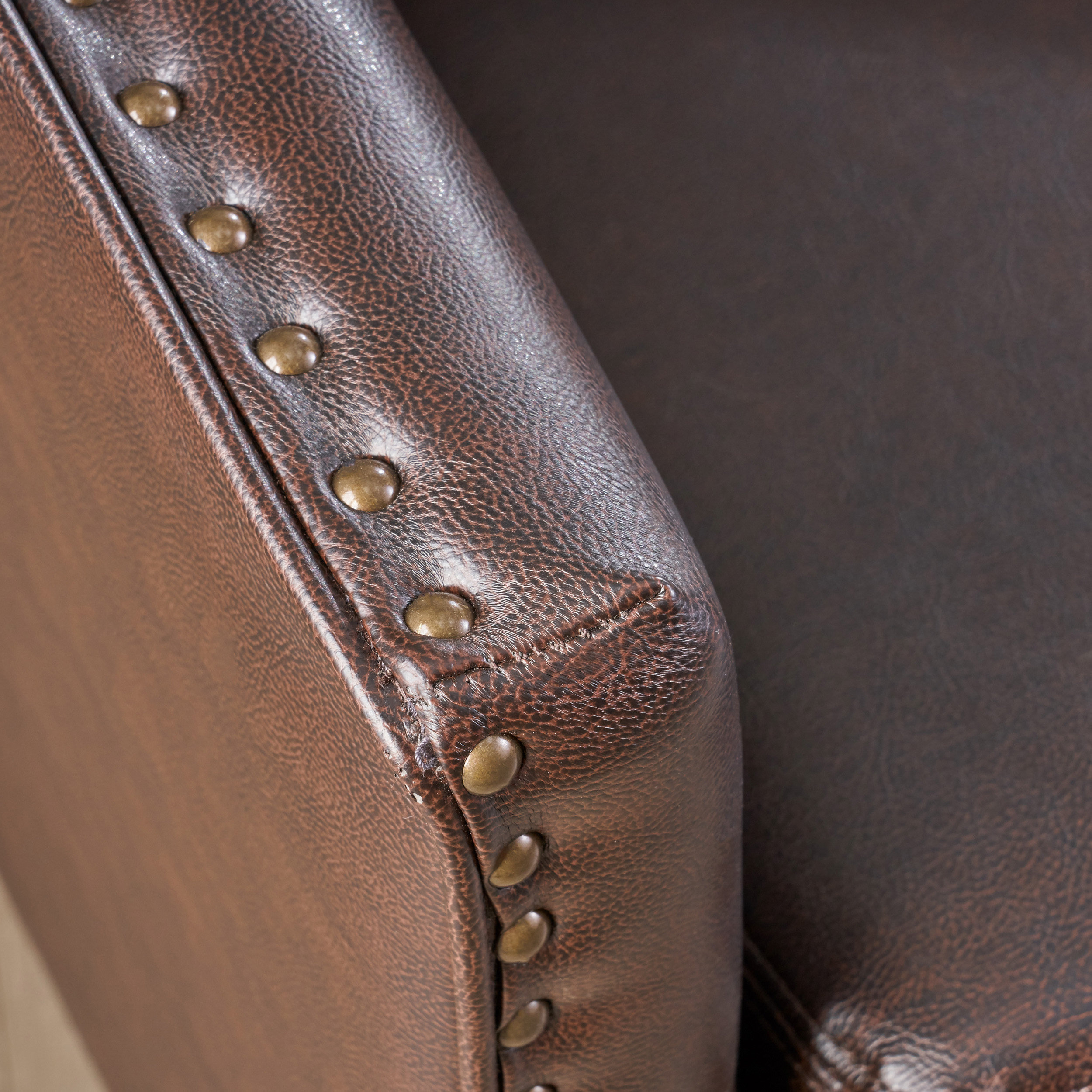 GDF Studio Carlton Tub Design Club Chair With Nailheads Accents ...