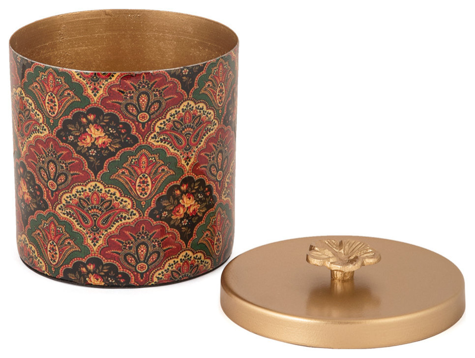 Decorative Enamel Canister - Asian - Jewelry Boxes And Organizers - by ...