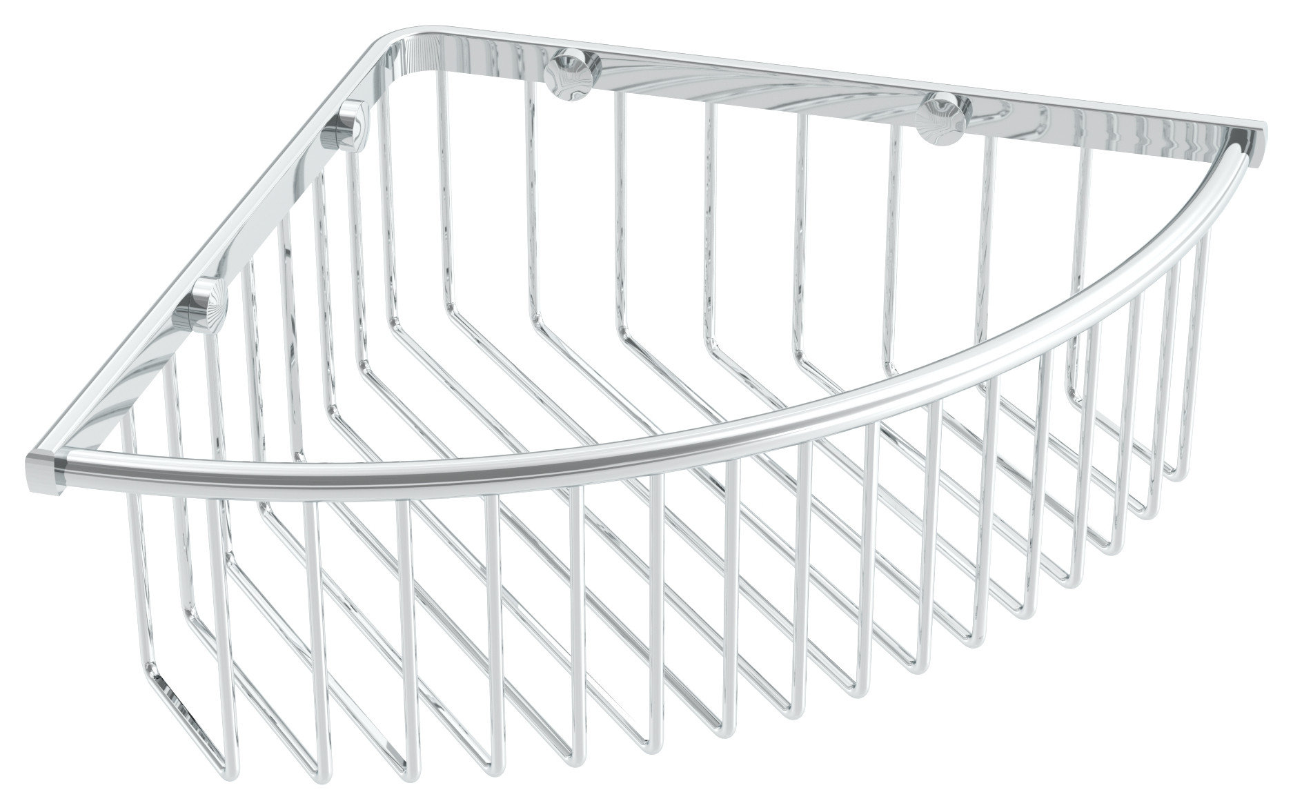 ICO Bath Volkano Corner Shower Basket, 8 Inch - Contemporary - Shower ...