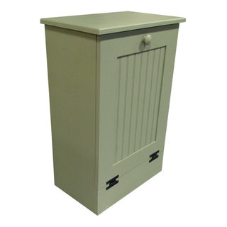 Wooden Trash Bin - Traditional - Trash Cans - by Sawdust City, LLC | Houzz