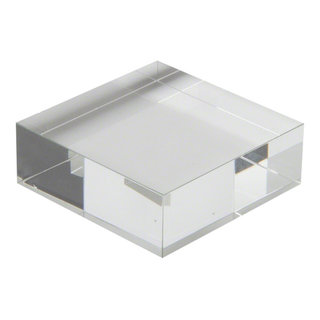 Crystal Cube Riser, Medium, Smallest - Contemporary - Decorative ...