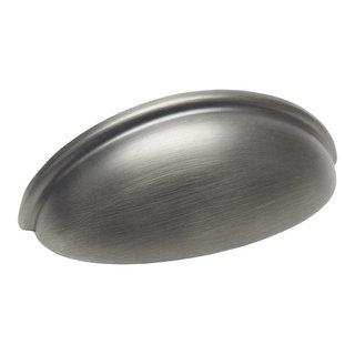 Cabinet Cup Pull, 3" Hole Centers, Set of 25 - Transitional - Cabinet ...