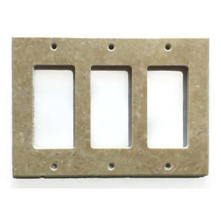 100% Authentic Real Travertine Switch Wall Plates Covers - Honed (Matte ...