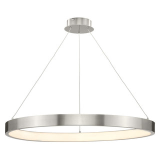 Inverse LED Collection Modern Brushed Nickel Pendant - Modern - Pendant ...