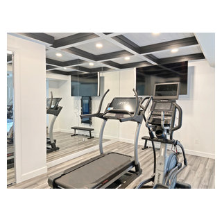 Upper Marlboro, MD Basement Gym - Victorian - Home Gym - DC Metro - by ...
