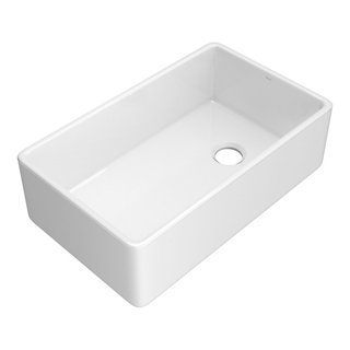 Rohl AL3220AF1 Allia 32-3/4" Farmhouse Single Basin Fireclay ...