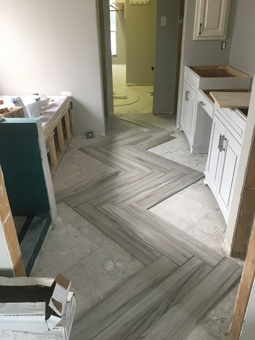 Master Bath Floor Tile Layout