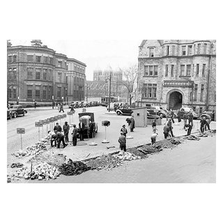 Laying Pipeline, Philadelphia, PA #1, 16" x 24" - Traditional - Prints ...