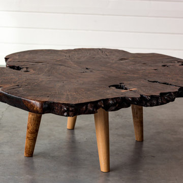 Live Edge Round Table - Photos & Ideas | Houzz