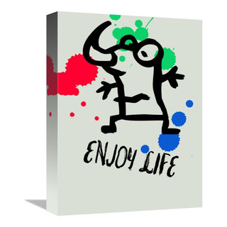 "Enjoy Life Poster 1" Fine Art Print, 12" x 16" - Modern - Prints And ...