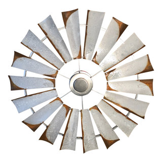 52 Inch Barn Metal Windmill Ceiling Fan | The Patriot Fan - Farmhouse ...
