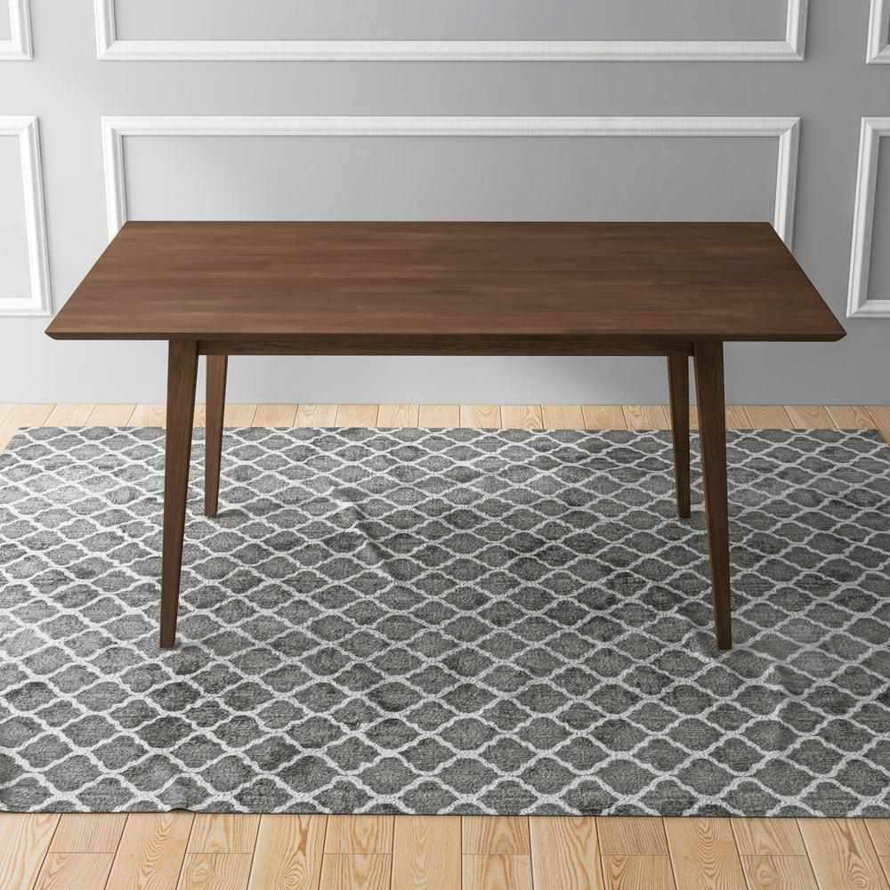 Mary Modern Style Solid Wood Rectangular Dining Kitchen Table - Modern ...