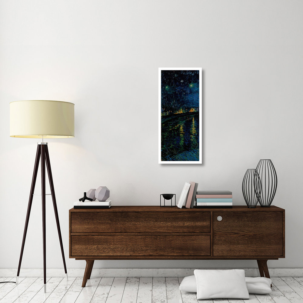 "Starlight Over the Rhone (left)" Print by Vincent van Gogh, 15"x32 ...