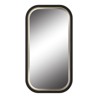 Uttermost Nevaeh Curved Rectangle Mirror - Transitional - Wall Mirrors ...