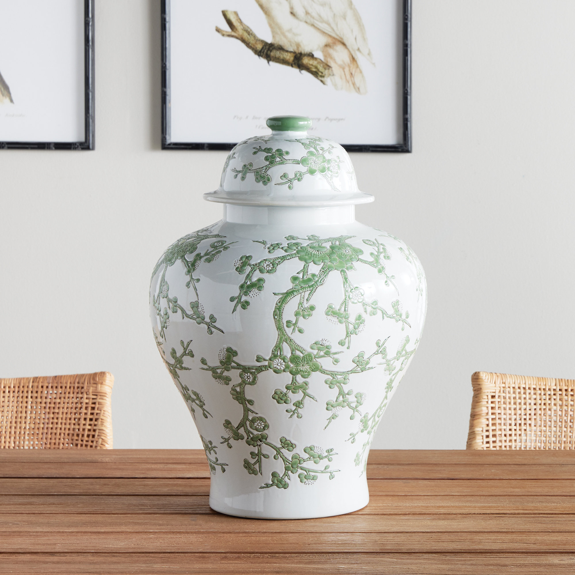 Imperial Empress Lidded Ginger Jar - Asian - Decorative Jars And Urns ...