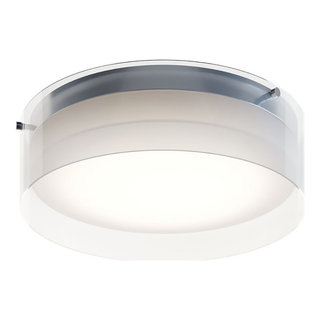 AFX STDF12LAJD1 Studio 12"W LED Flush Mount Drum Ceiling Fixture ...