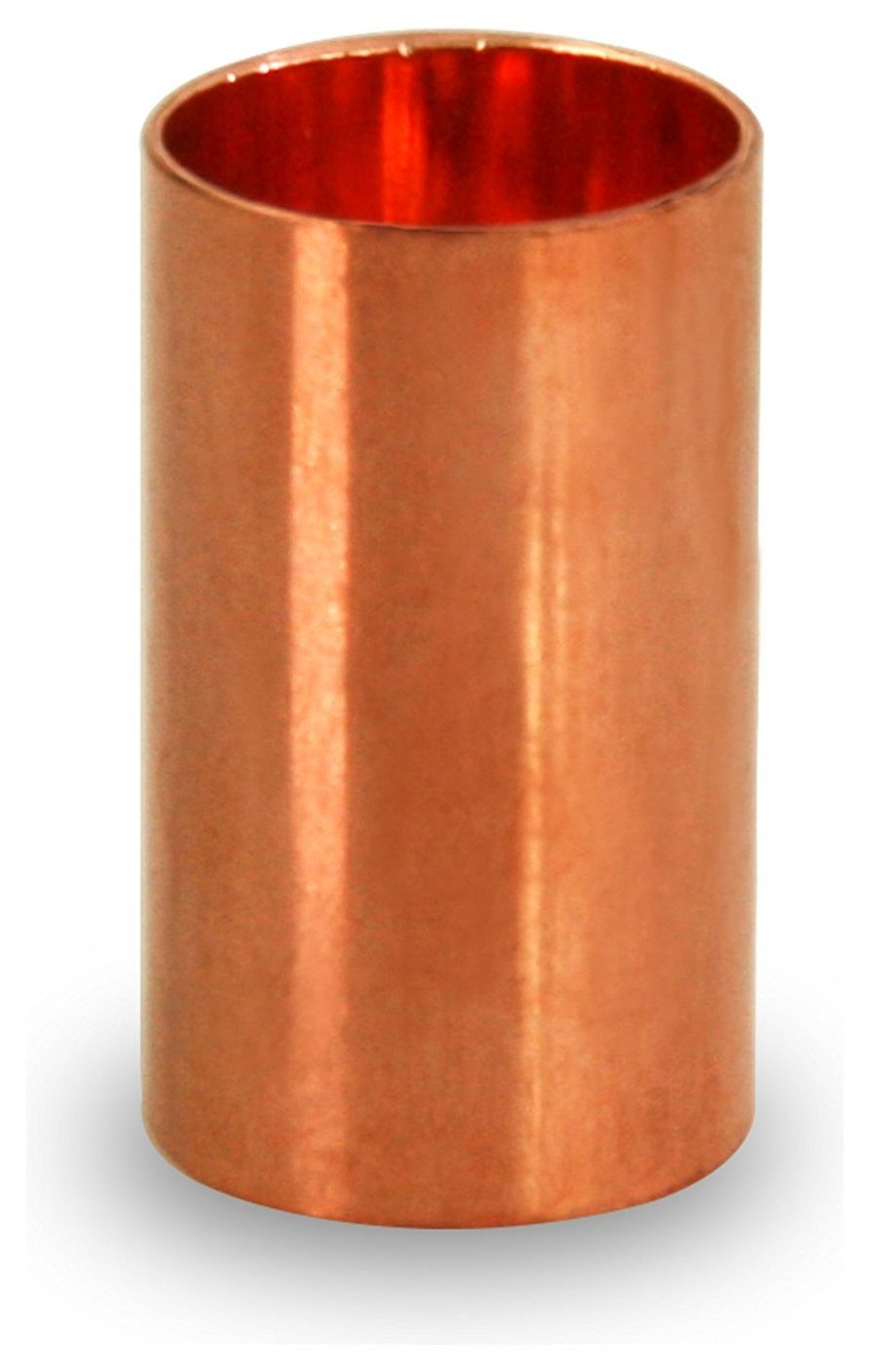 3/4" Nominal Pipe Diameter Straight Copper Coupling, Sweat Sockets and ...