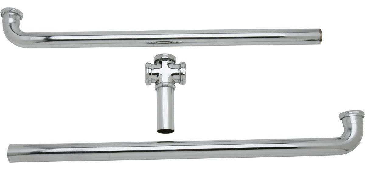 Elkay LK60 1-1/2" Diameter Brass Tubing and Tailpiece - Traditional ...