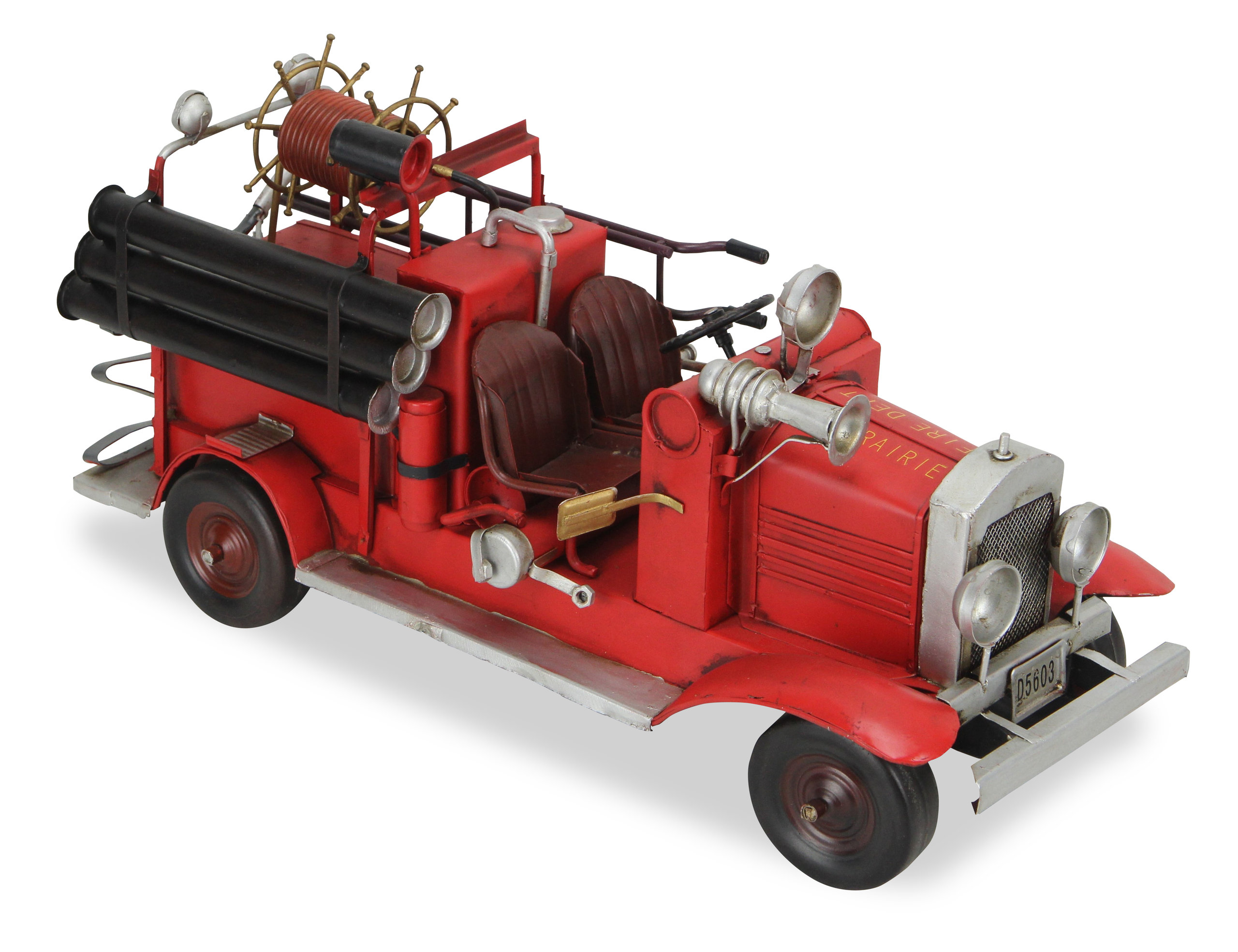 Mini Fire Engine Circa 1927, Red - Contemporary - Decorative Objects ...