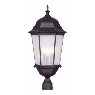 The Winsters3 Light Outdoor Post Top Lantern, Traditional Style12.5 ...