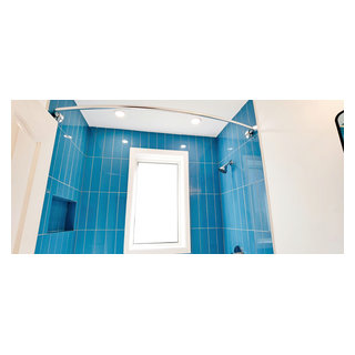 Blue Hexagon Bathroom - Modern - Bathroom - Toronto - by Cedarstone ...