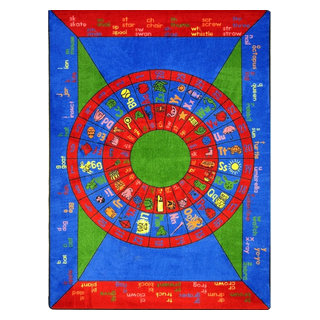 Kid Essentials, Early Childhood Play On Words Rug, 7'8" x 10'9 ...
