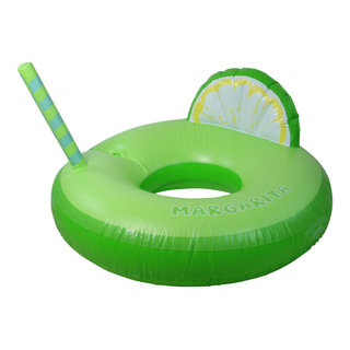 Inflatable Green Margarita Lime Wedge Swimming Pool Float 41" - Modern ...
