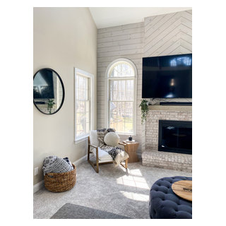 Living Room Facelift - Farmhouse - Living Room - New York - by ...