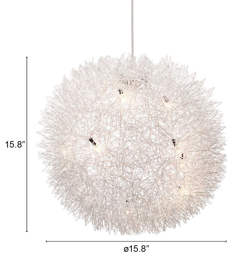 Warp Ceiling Lamp, Aluminum - Contemporary - Pendant Lighting - by Zuo ...