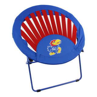 Kansas Jayhawks Rising Sun Chair - Contemporary - Outdoor Folding ...